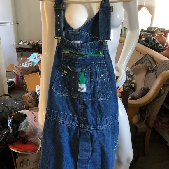 liberty | Pants & Jumpsuits | Overalls With Bling | Poshmark
